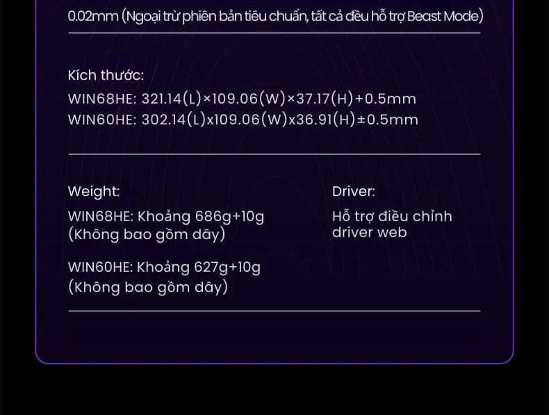 Bàn Phím Gaming AULA Win 68 HE MAX RGB Black Red | Rapid trigger, Chính ...